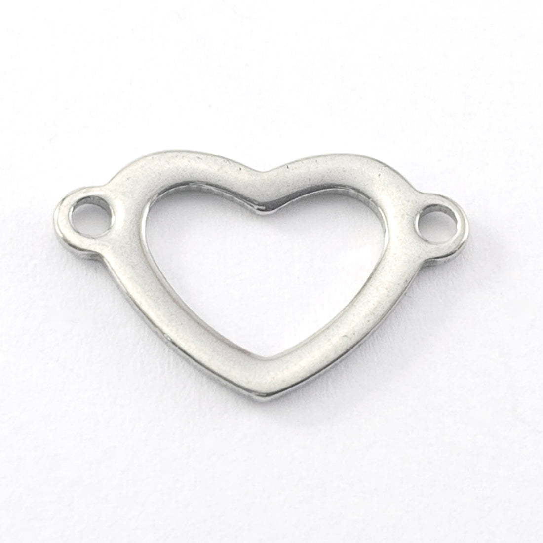 Stainless Steel Heart Connector Charms, 22mm - 4 pack – Easy Crafts